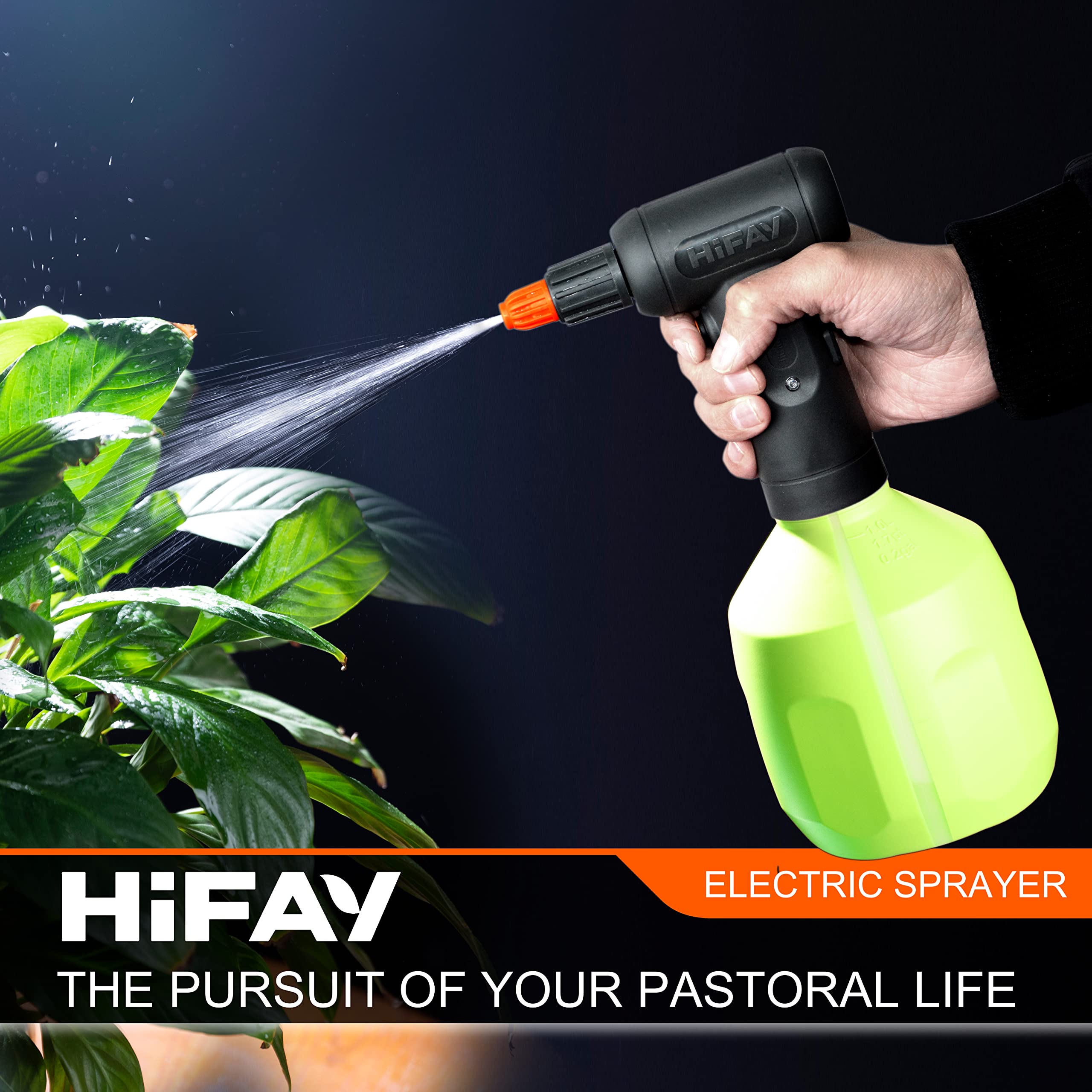 Snapklik.com : ES1 Electric Spray Bottle 1L/026 Gallon, Spray 100 ...