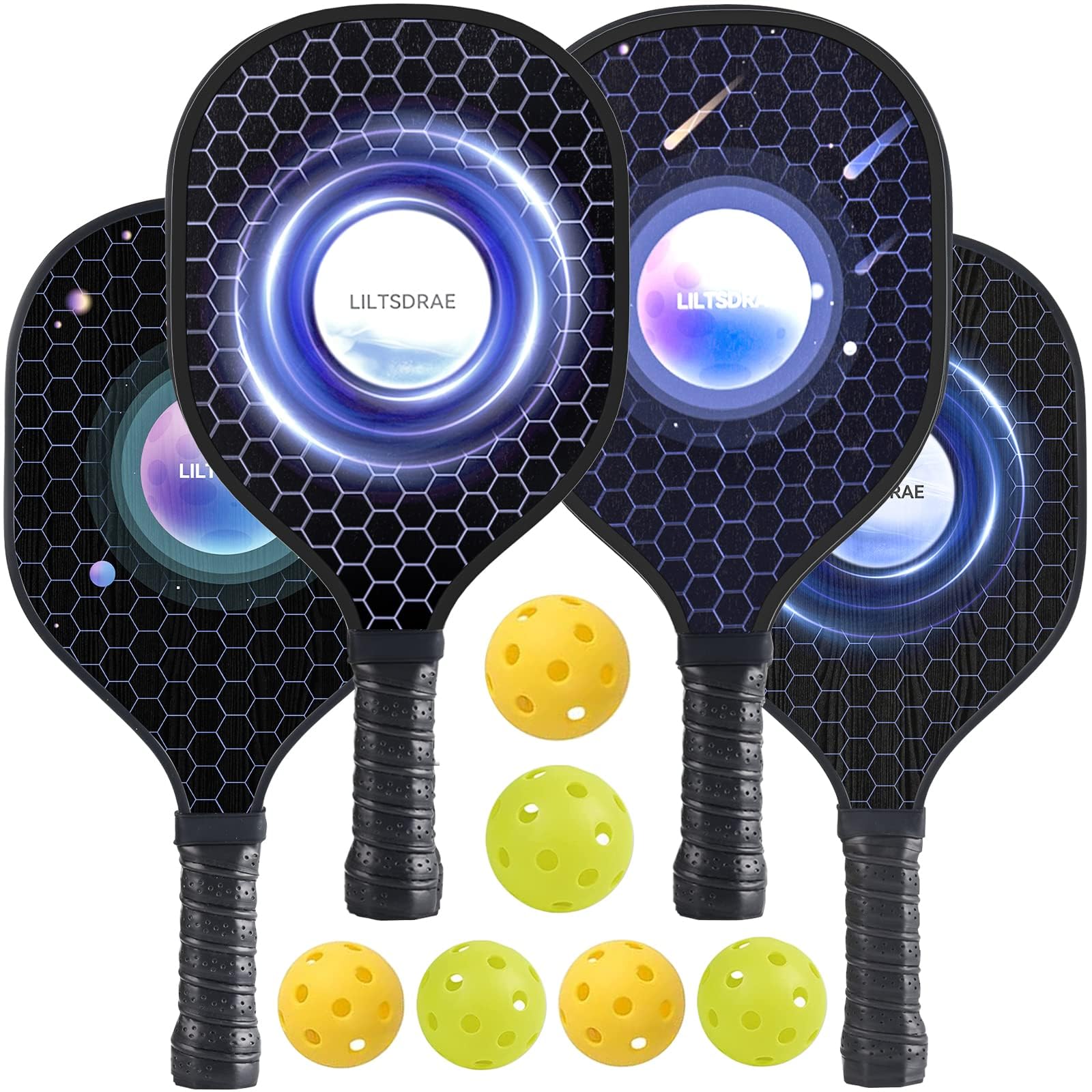 Snapklik.com : LiltsDRae Pickleball Paddles, Pickleball Set