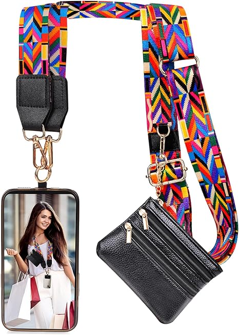 Amazon.com: XANGNIER Clip and Go Strap for Phone with Wallet Crossbody ...