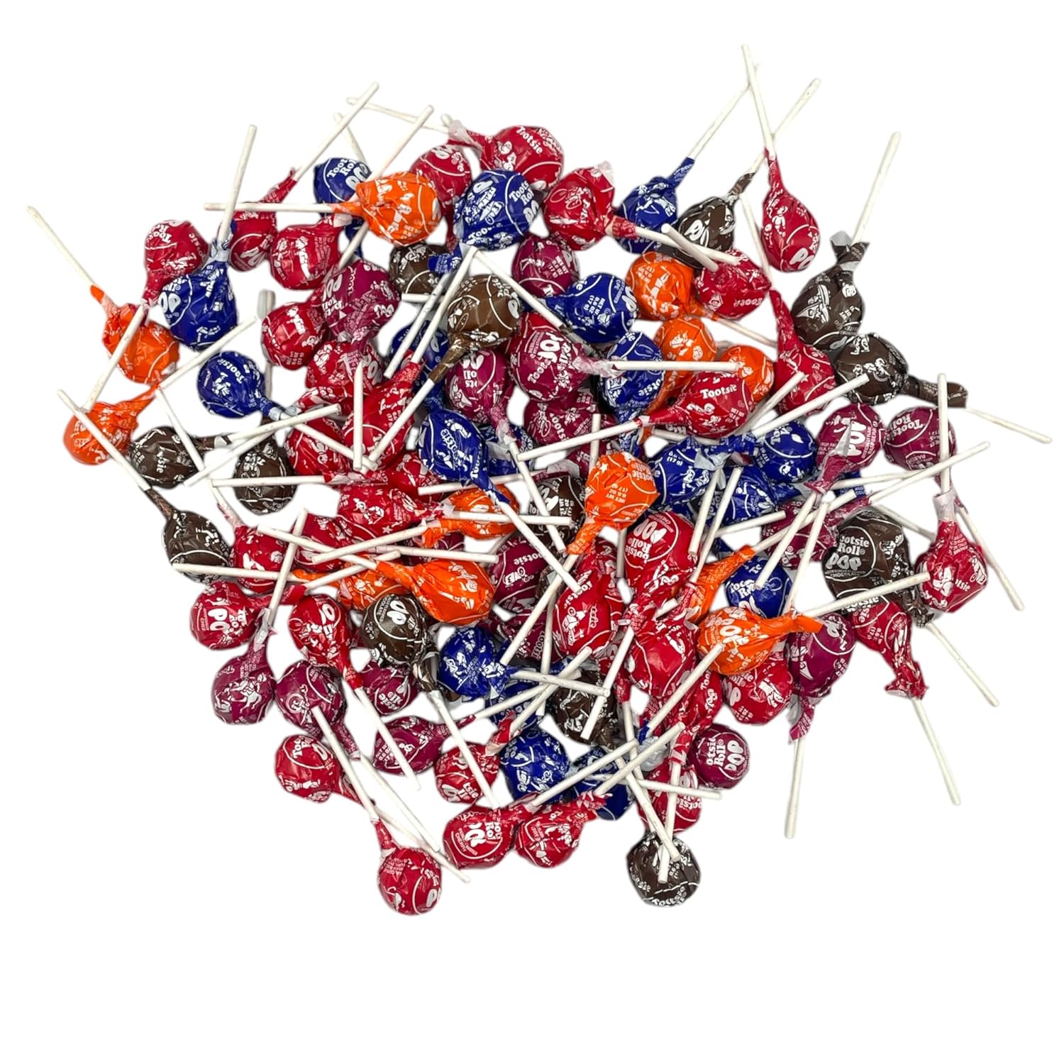 Amazon.com : Assorted 5 Flavor Tootsie Pops - 2 Pounds -45 Count - Bulk ...