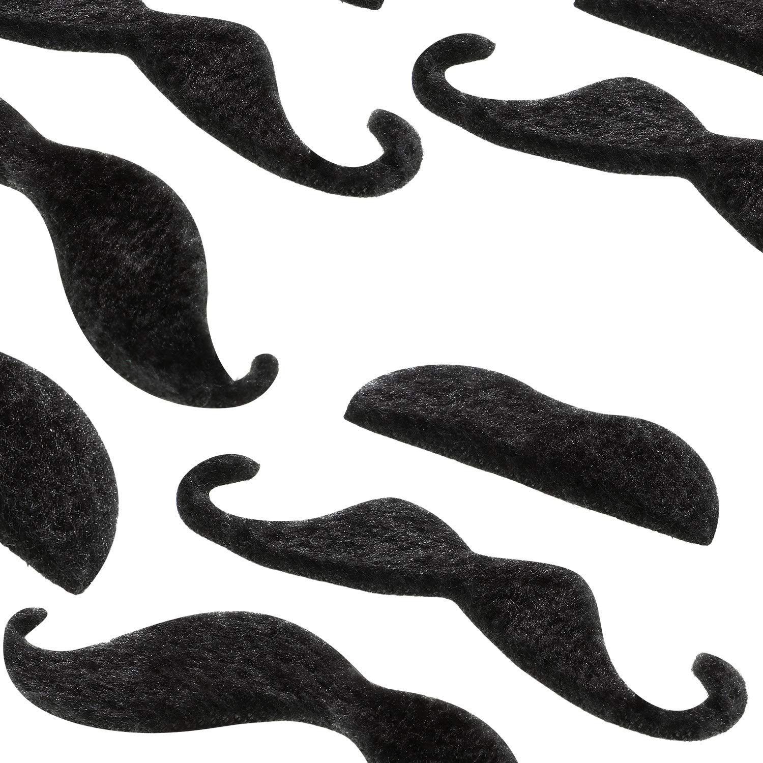 Snapklik.com : 48 Pieces Fake Mustaches Mardi Gras Self Adhesive ...