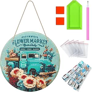 Amazon.com: Liccyy Hang Sign 5D Diamond Art Painting Kits for Adult ...
