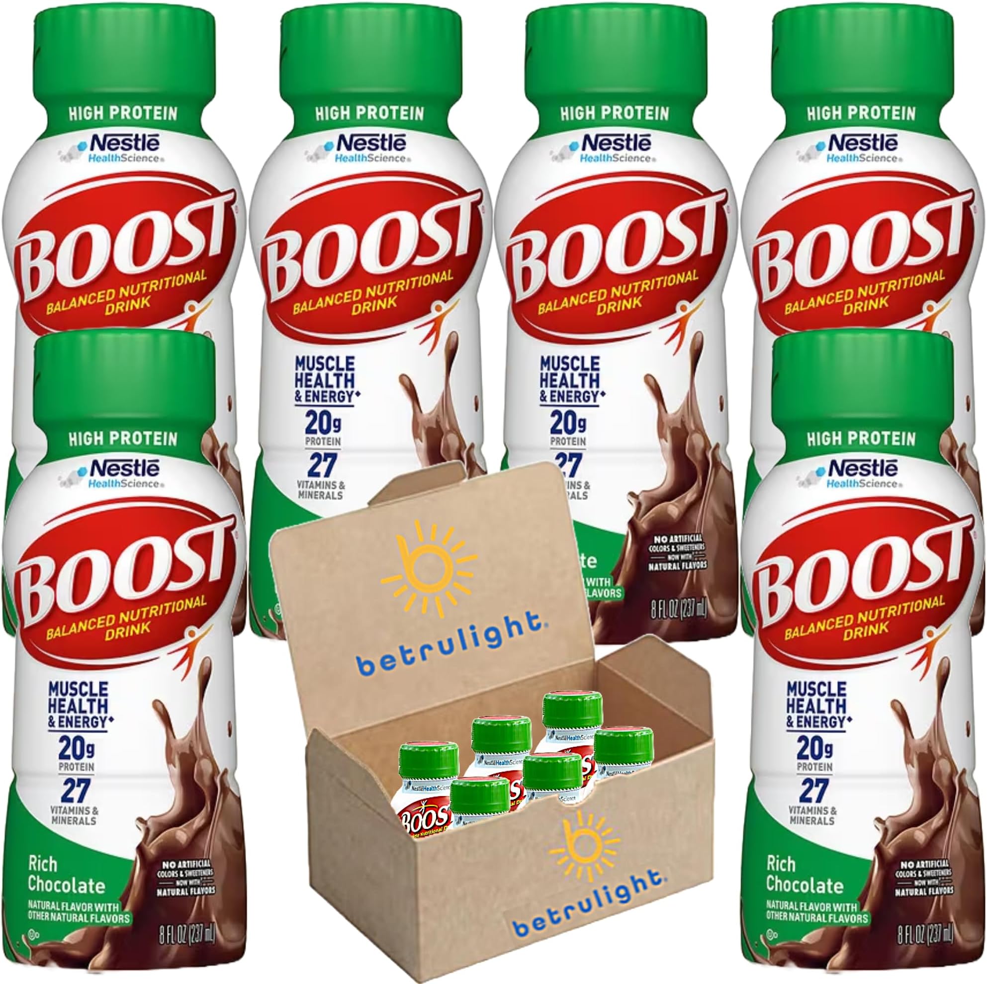 Amazon.com: Boost Balanced Nutritional Shake Variety | High Protein ...