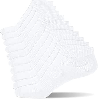 Cozi Foot 10 Pairs Women Ankle Socks Athletic Soft Low Cut Socks at ...