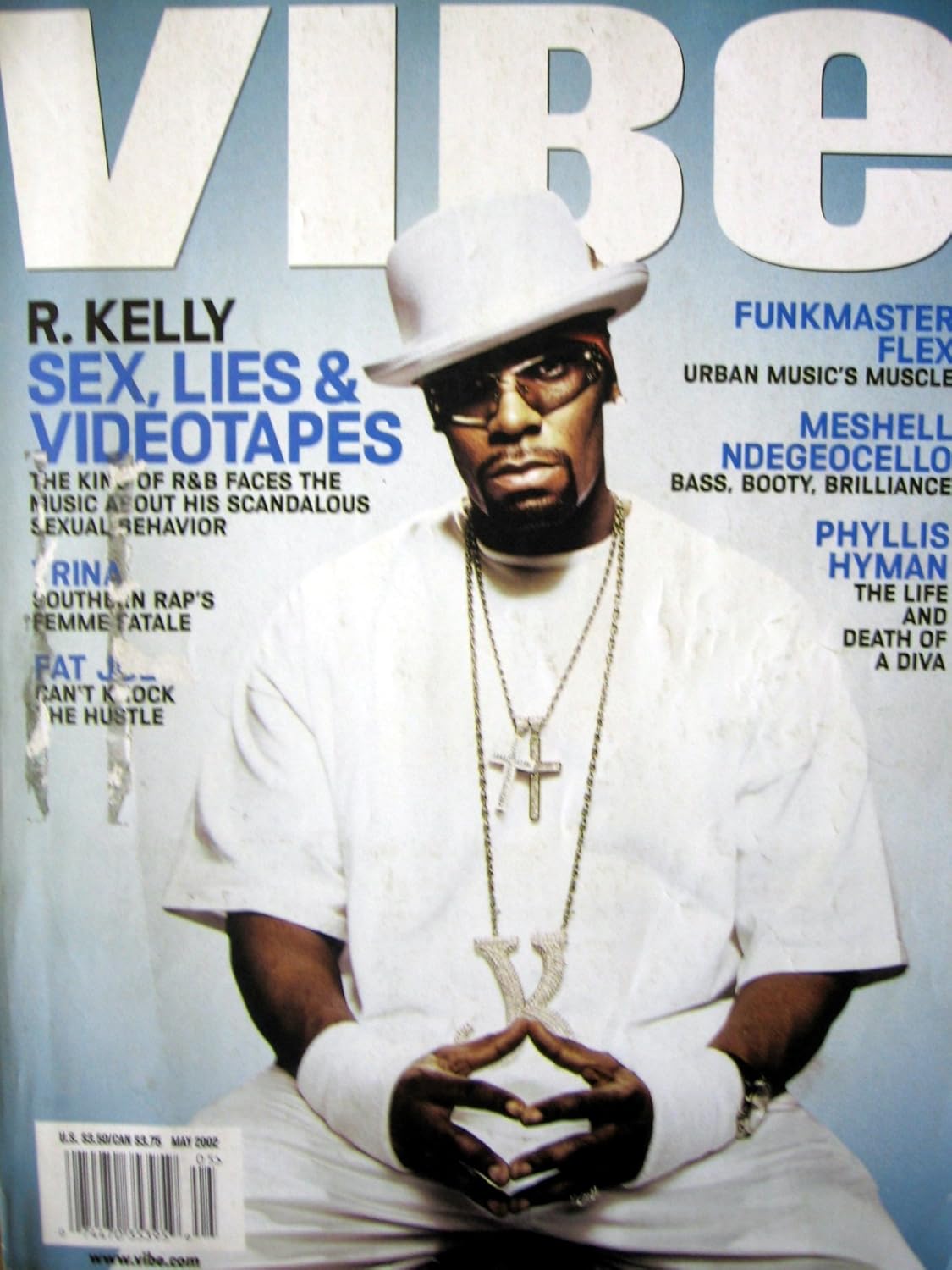 Vibe Magazine R. Kelly Cover May 2002 - Sex, Lies, and Videotapes ...