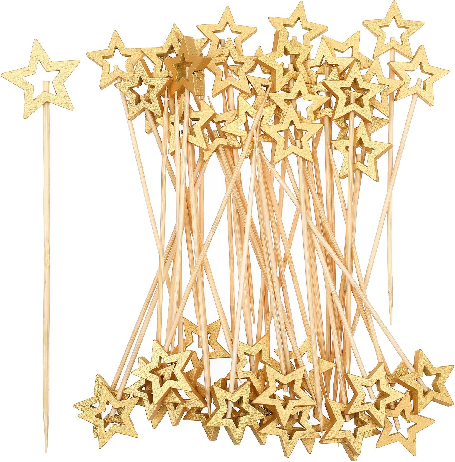 Rumyve 100Pcs Christmas Fruit Cocktail Sticks - Festive Appetizer Picks ...