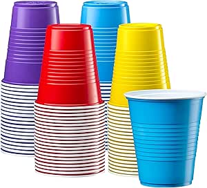 Amazon.com: Comfy Package [12 oz. - 40 Count Plastic Party Cups ...