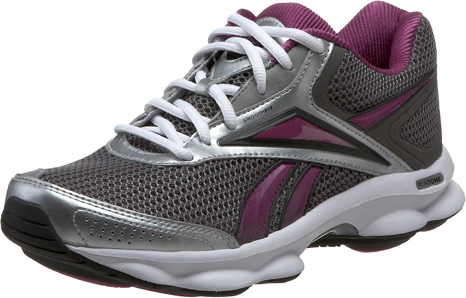 Amazon.com | Reebok Women's Runtone Prime Toning Shoe,Grey/Primo Purple ...