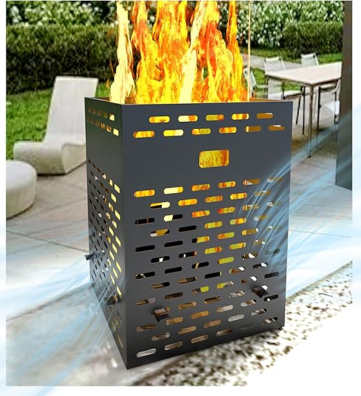 Amazon.com: 63 Gallon Burn Barrel, 30" Burn Barrels for Outside for ...