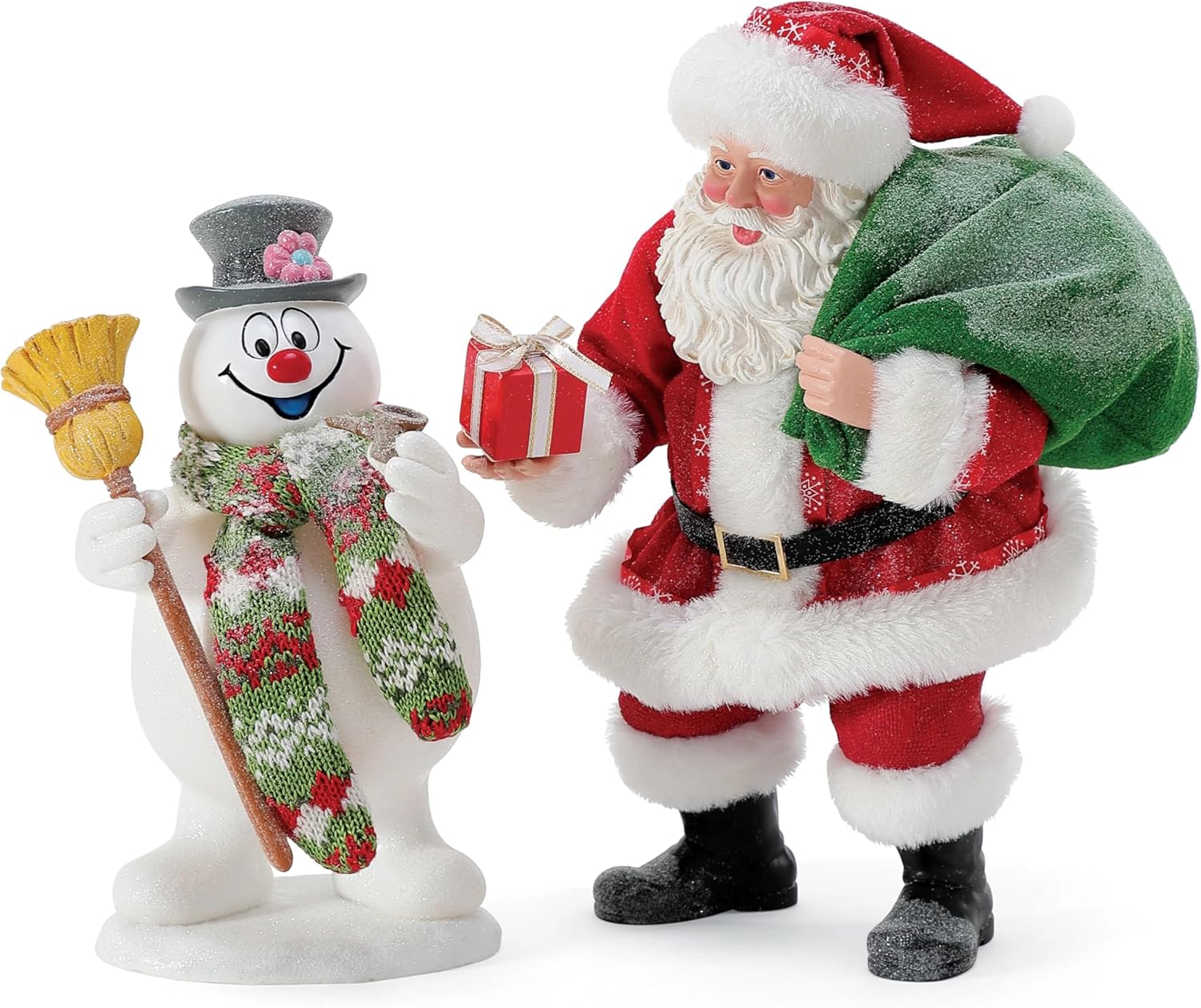 Amazon.com: Department 56 Possible Dreams Santa Frosty The Snowman ...