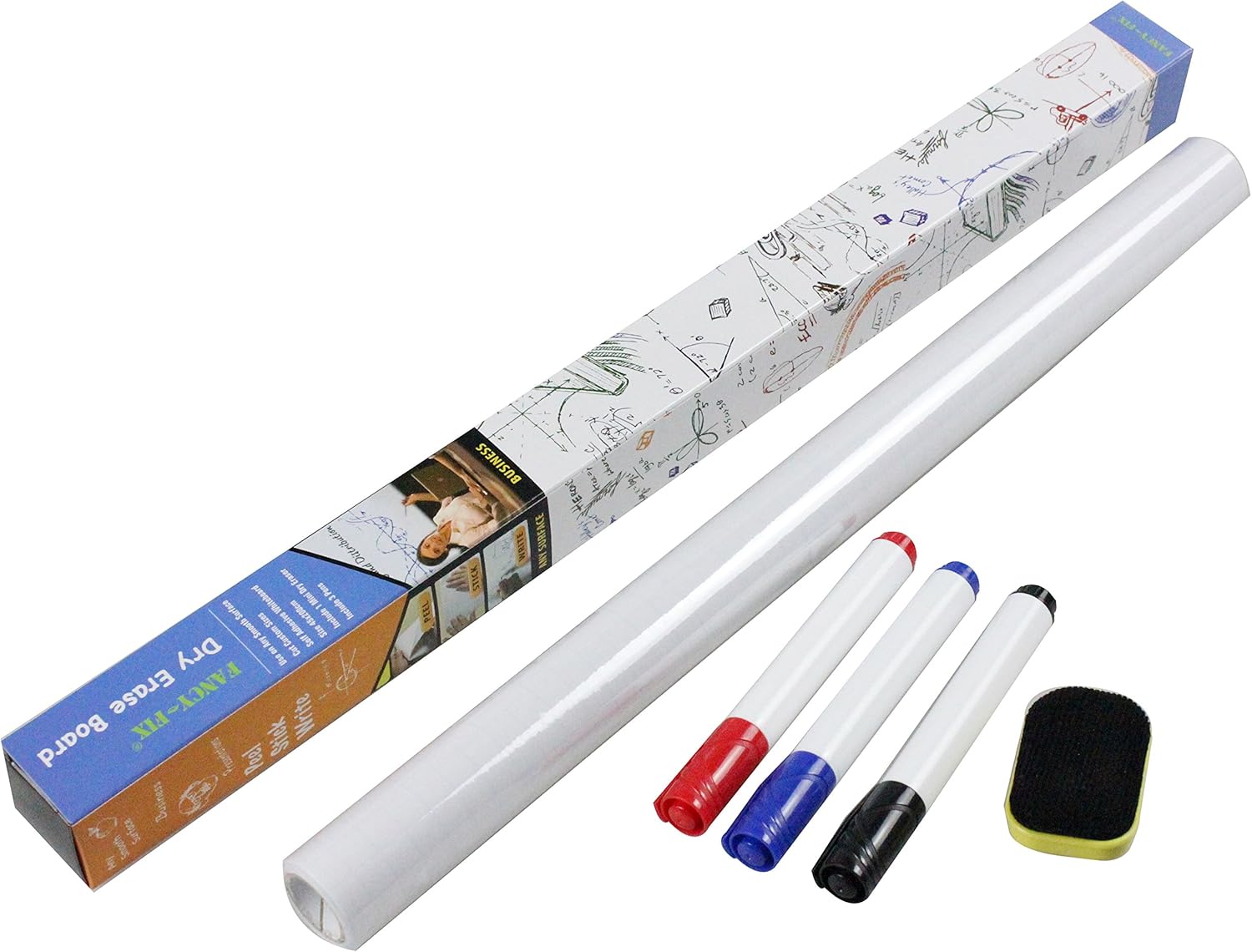 Amazon.com: fancy-fix Self-Adhesive Dry Erase Whiteboard Sticker Peel ...