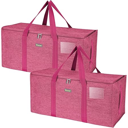 Amazon.com: BALEINE Extra Large Storage Tote with Zippers & Carrying ...