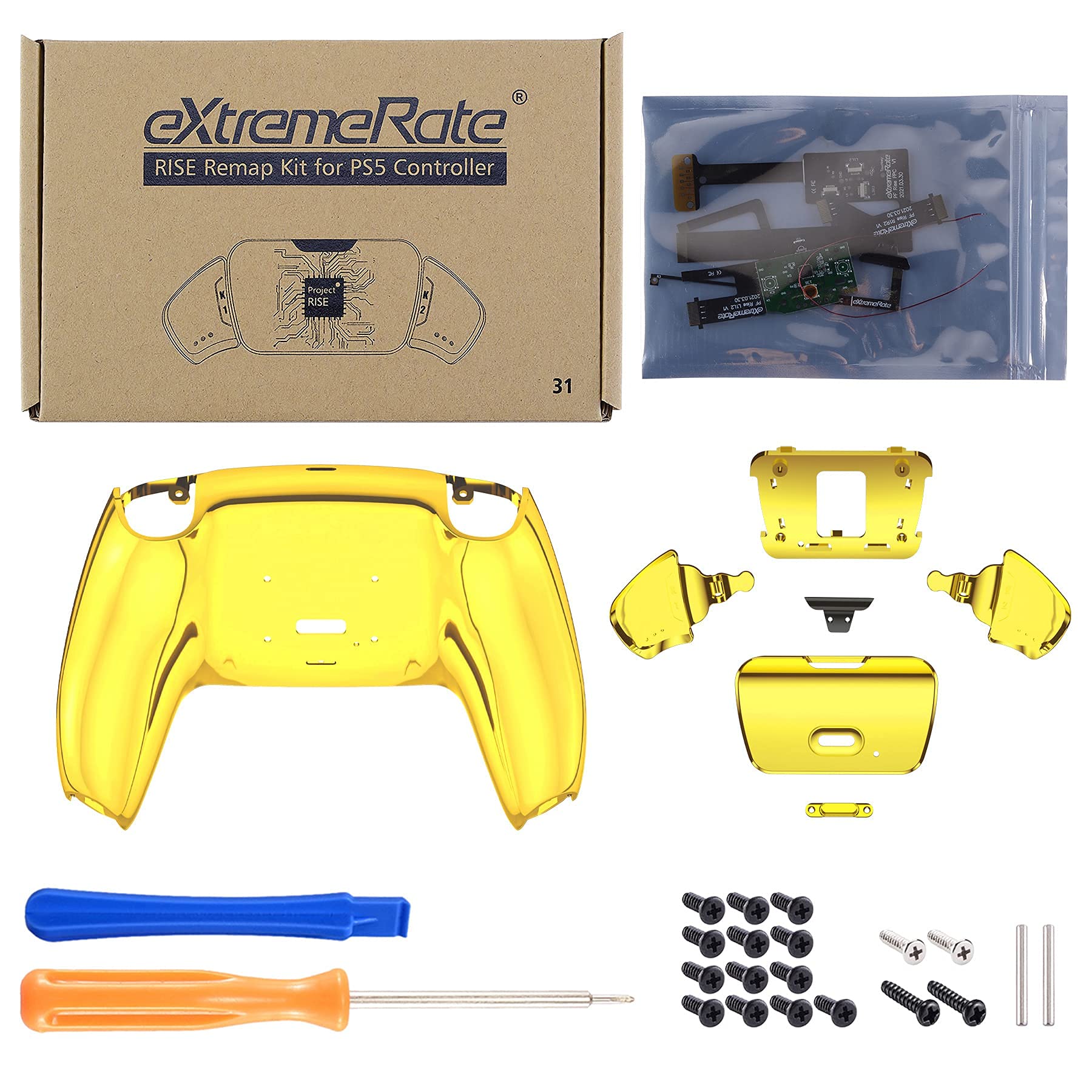 eXtremeRate Chrome Gold Back...B095H34LZQ | Encarguelo.com