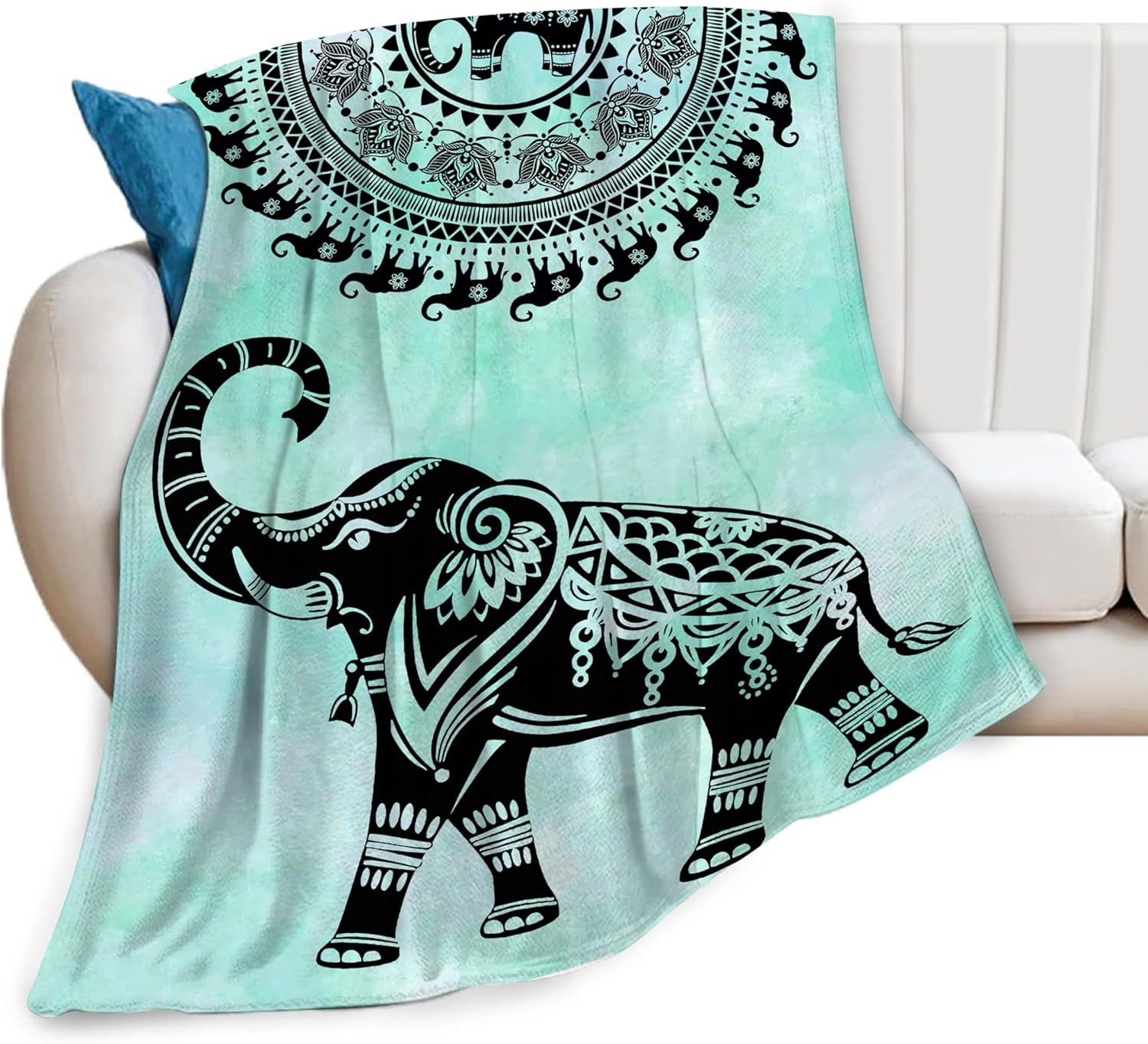 Amazon.com: Elephant Blanket Soft Cozy Elephants Throw Blanket Gifts ...