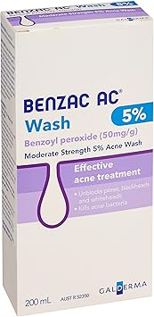 Benzac AC Wash Acne Treatment, 200ml : Amazon.com.au: Beauty