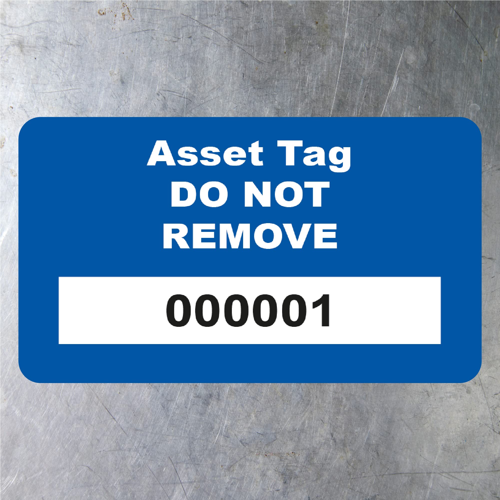 Print-72 Ltd 500 Number Blue Vinyl Asset Stickers/Labels, Waterproof ...