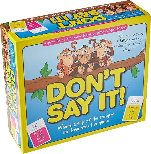 Amazon.com: Pressman Don't Say It Where a Slip of The Tongue Can Lose ...