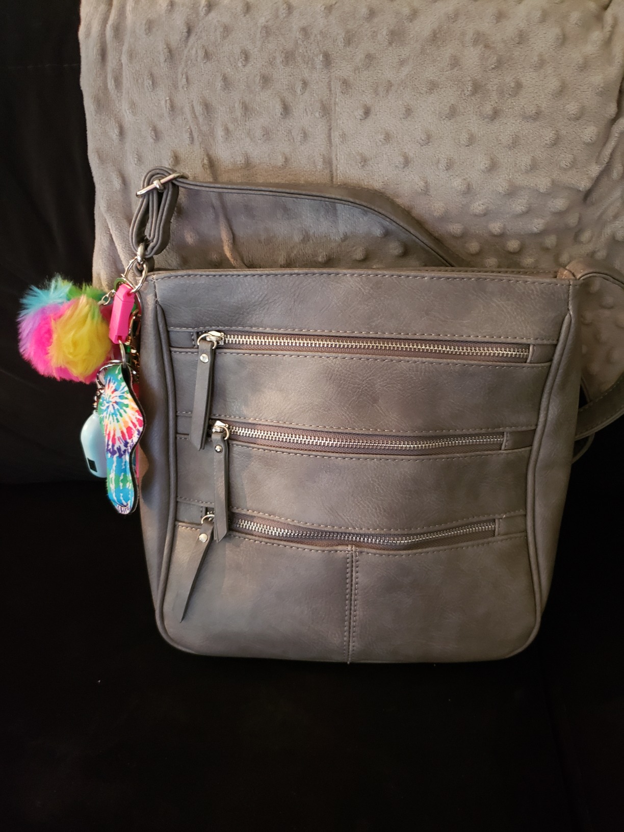 Zzfab Triple Zipper Locking Concealed Carry Crossbody Bag - CCW ...