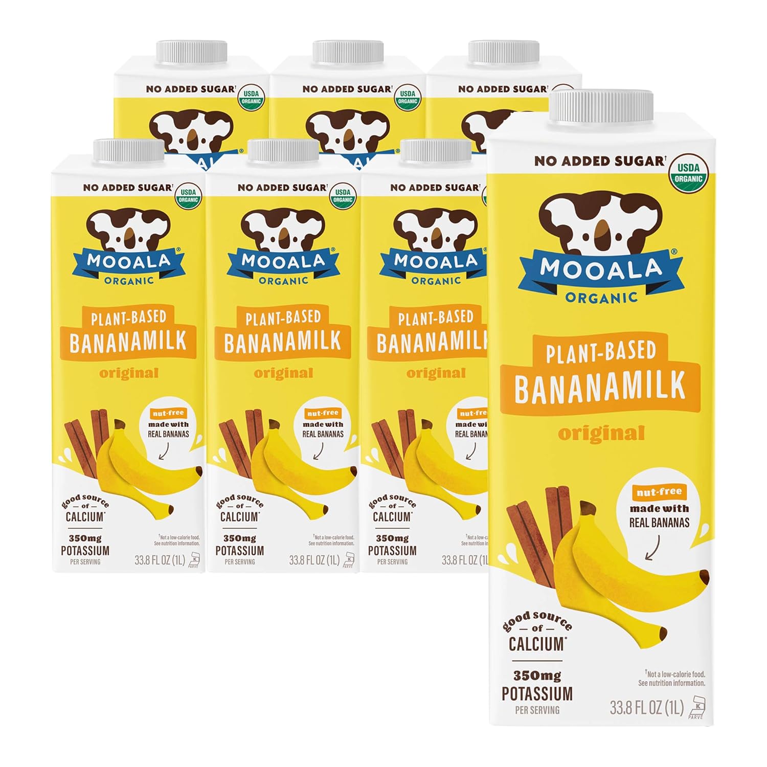 Amazon.com : Mooala – Organic Original Bananamilk, 1L (Pack of 6 ...