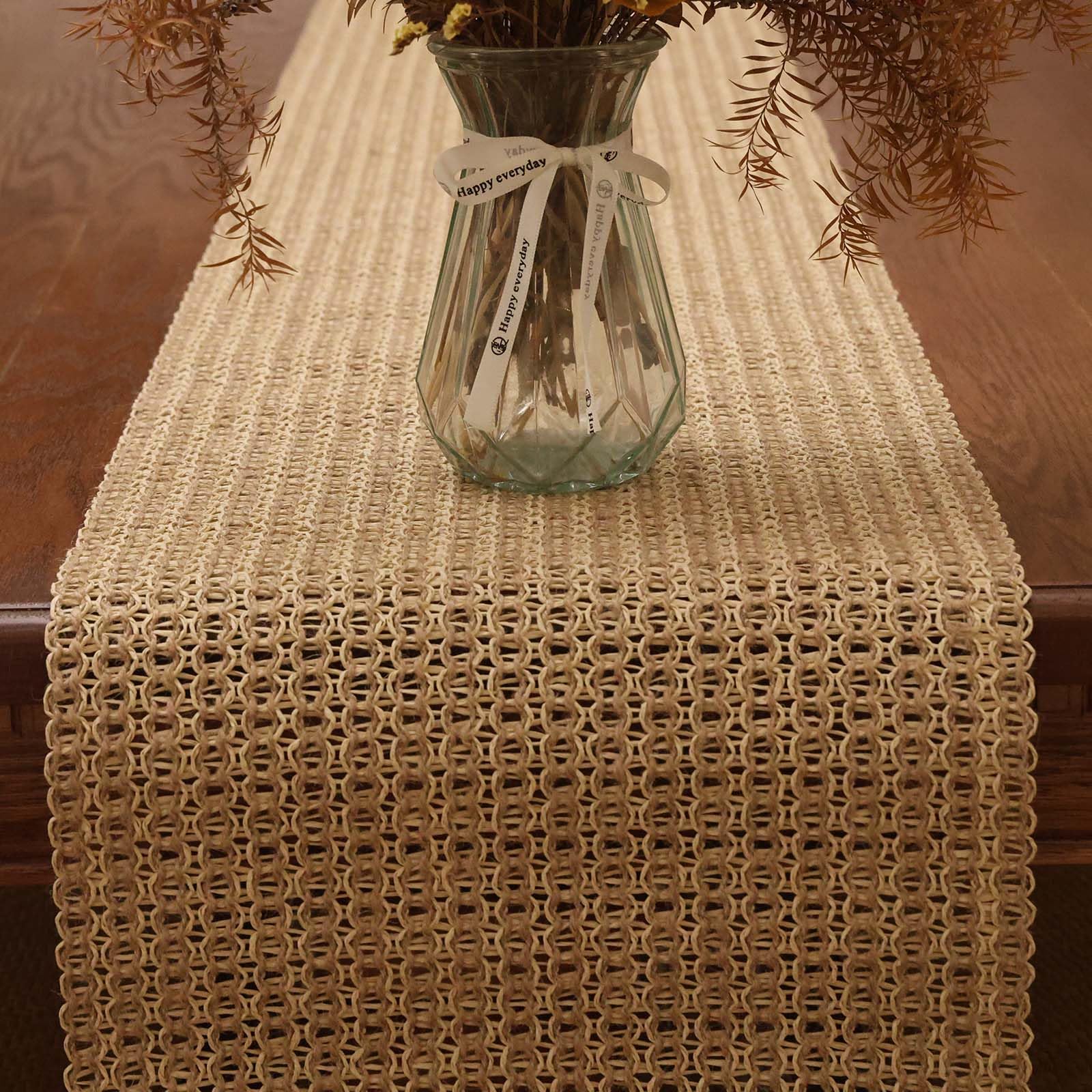 Amazon.com: Noctiflorous Braided Farmhouse Table Runner 12 x 36 Inch ...