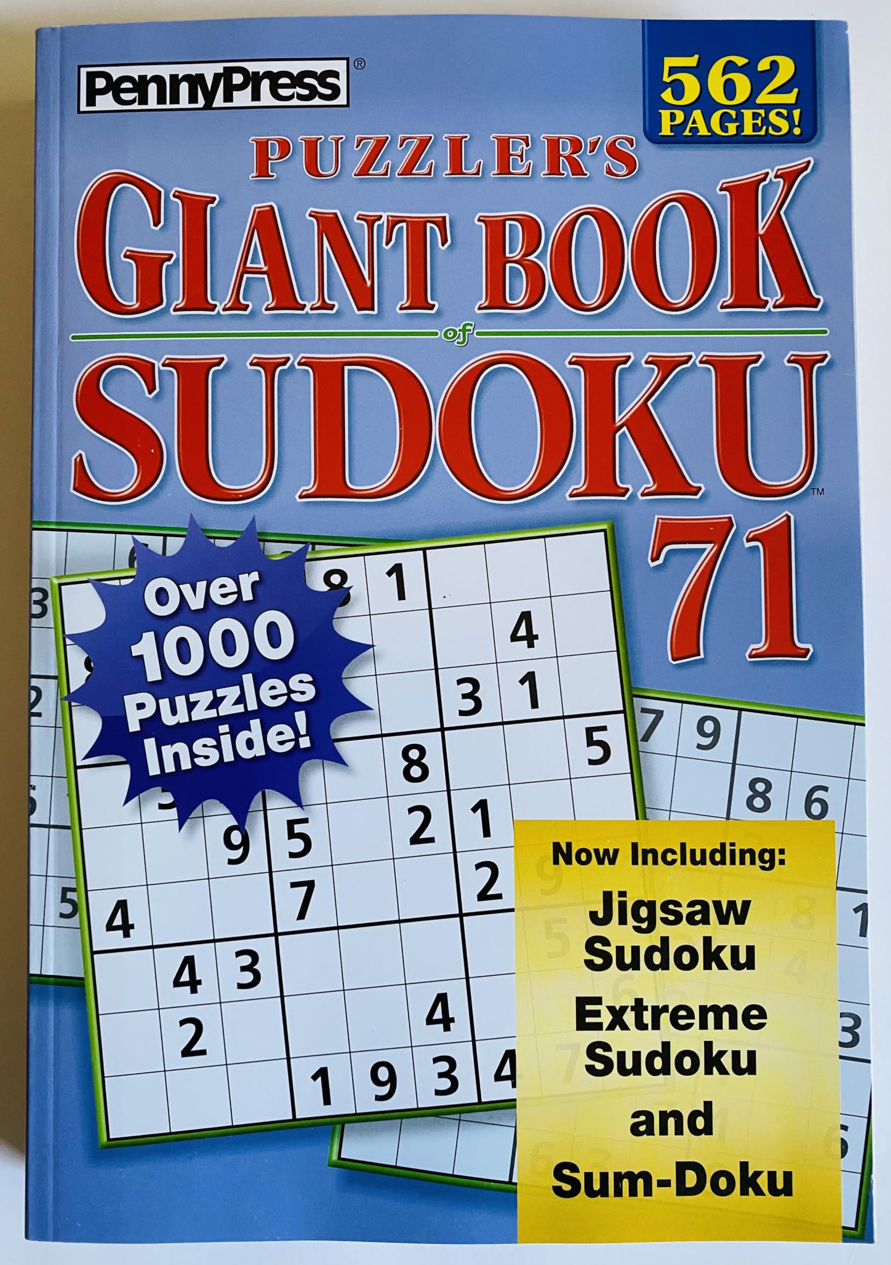 Volume 71 of the Puzzler's Giant Book of Sudoku Penny Press - Giant 562 ...