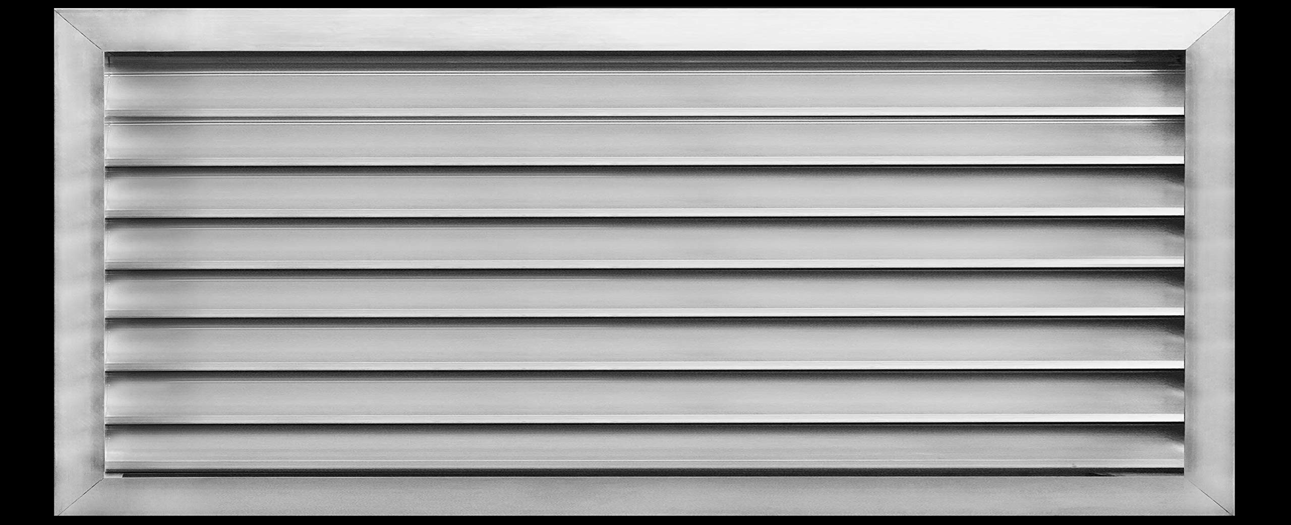 Snapklik.com : HVAC Premium 32"W X 18"H Aluminum Exterior Gable Louver ...