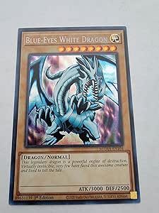 Amazon.com: Blue-Eyes White Dragon - MAMA-EN104 - Magnificent Mavens - Secret Pharaoh's Rare ...