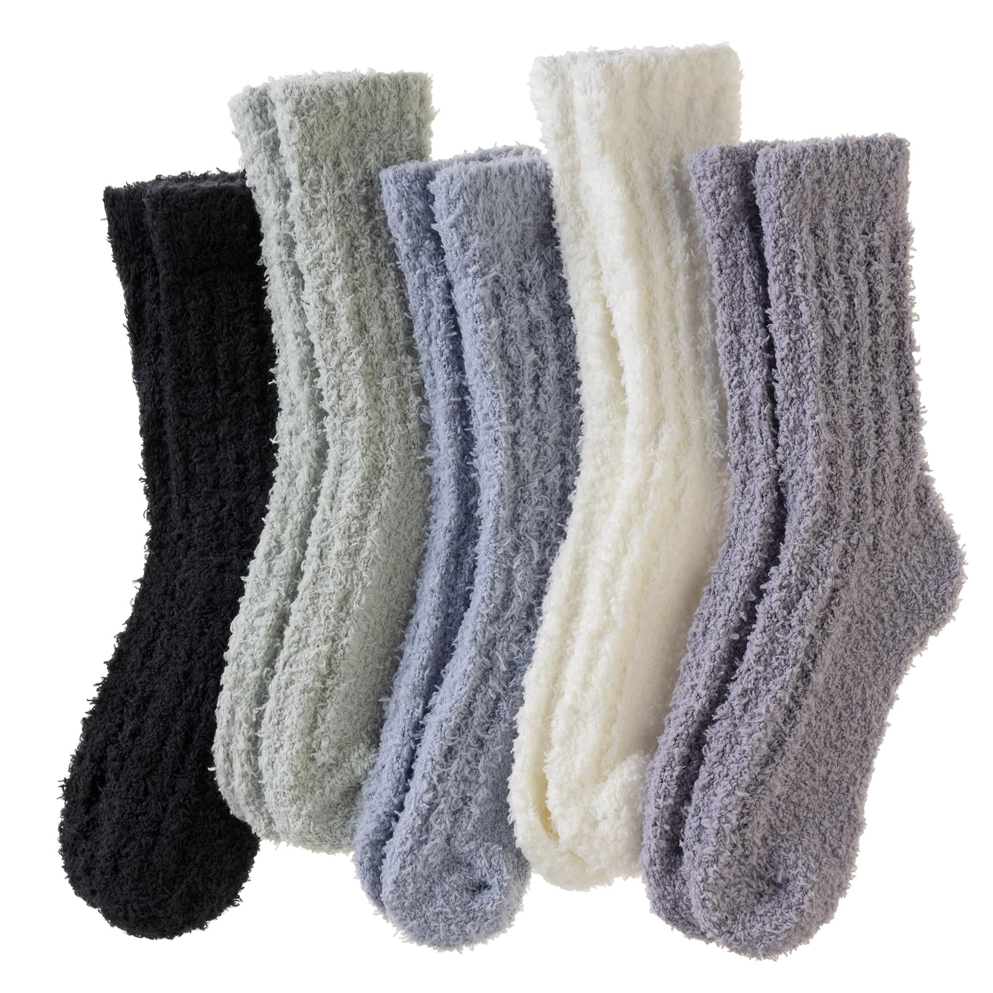 Amazon.com: Eyean Womens Fuzzy Socks Soft Warm Fluffy Socks Winter ...