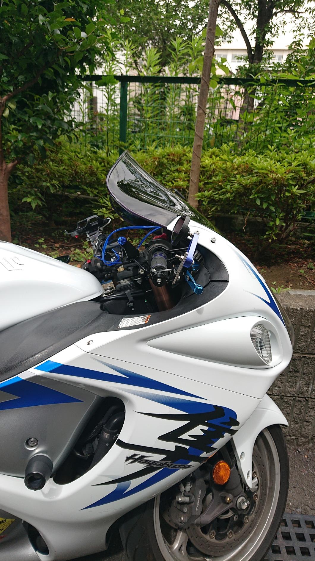 Amazon | MRA(エムアールエー) スクリーン ヴァリオ ツーリング スモーク GSX1300R HAYABUSA (08-19 ...