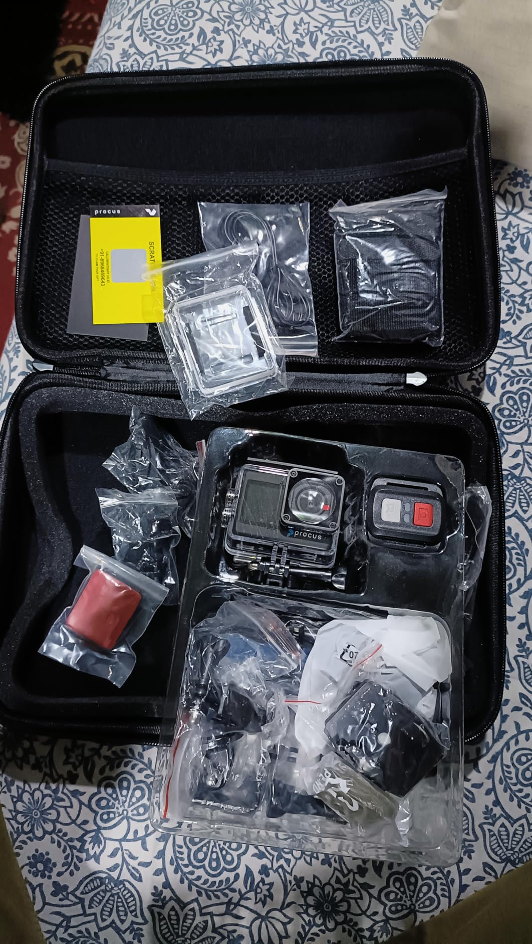 PROCUS YETI 5K 30fps, 48MP Dual Touch Screen Action Camera |First in Class IMX 576 Sensor, 2.5MM ...