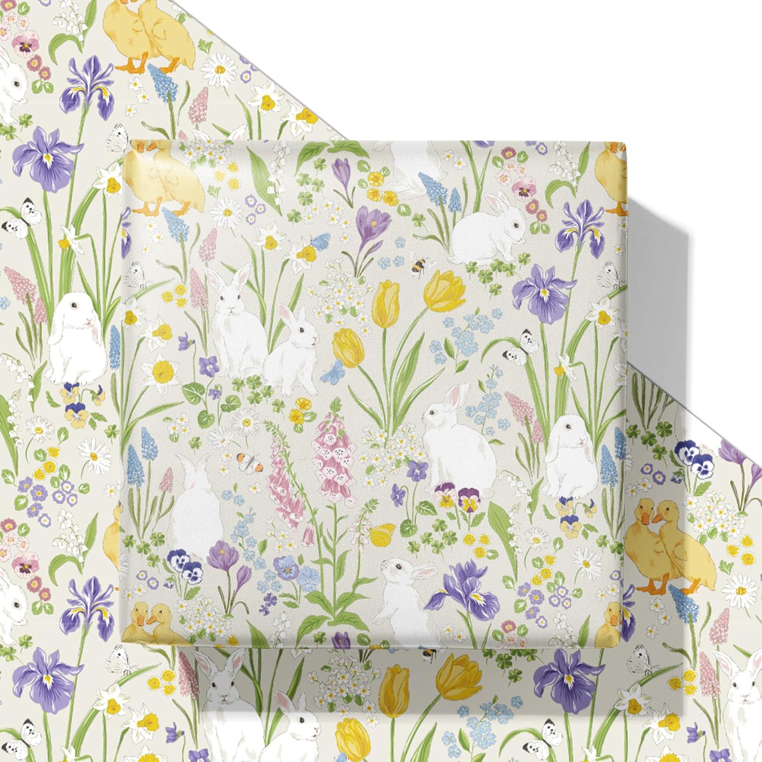 Amazon.com: SaringSwoon Spring Wrapping Paper for Easter Mother's Day ...
