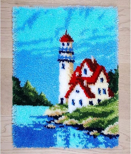 Amazon.com: ZFFLYH Latch Hook Kits DIY Crochet Yarn Rugs Tapestry ...