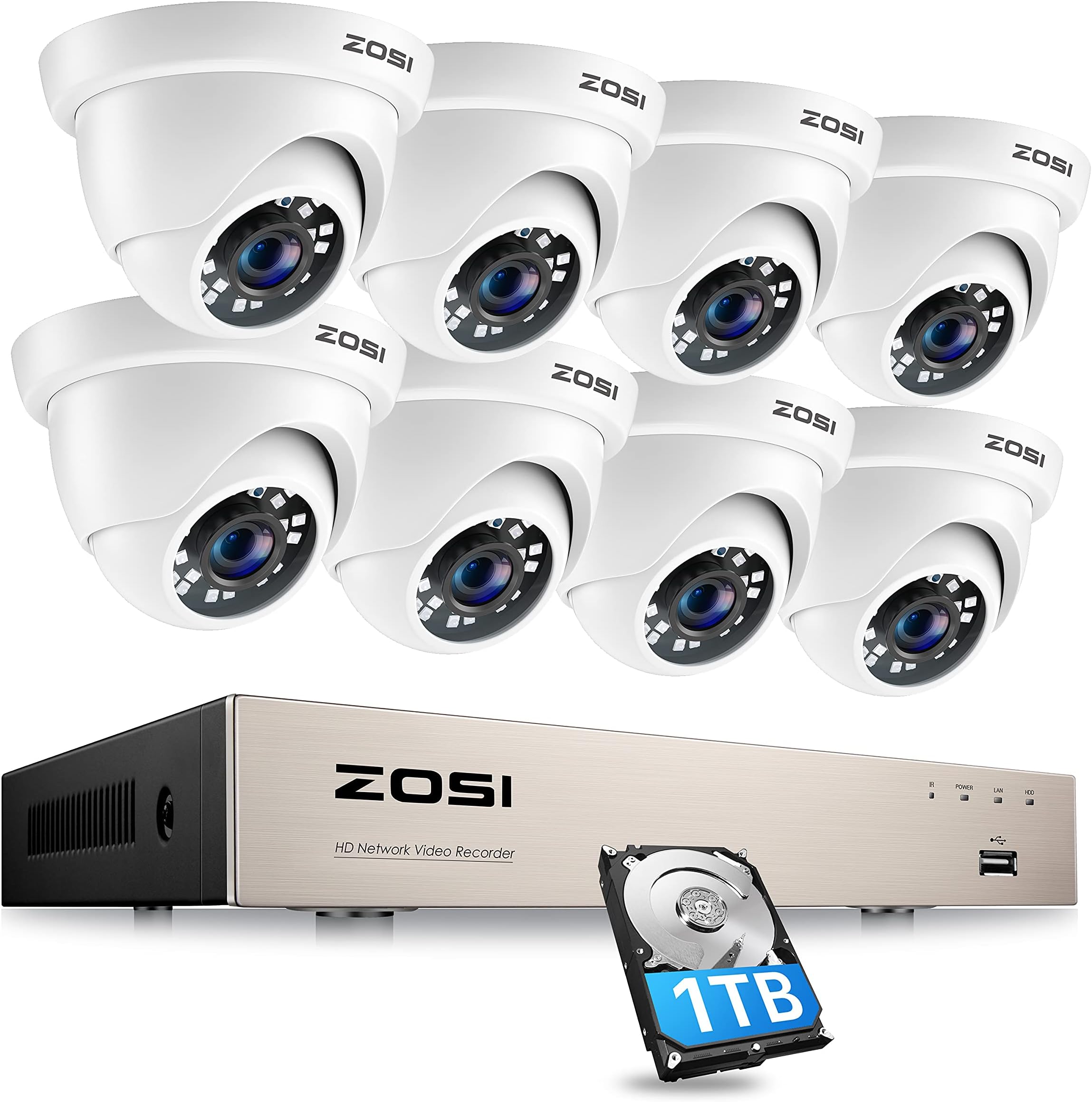 Amazon.com : Hanwha A-Series 8 Channel PoE IP Camera System, NDAA TAA ...