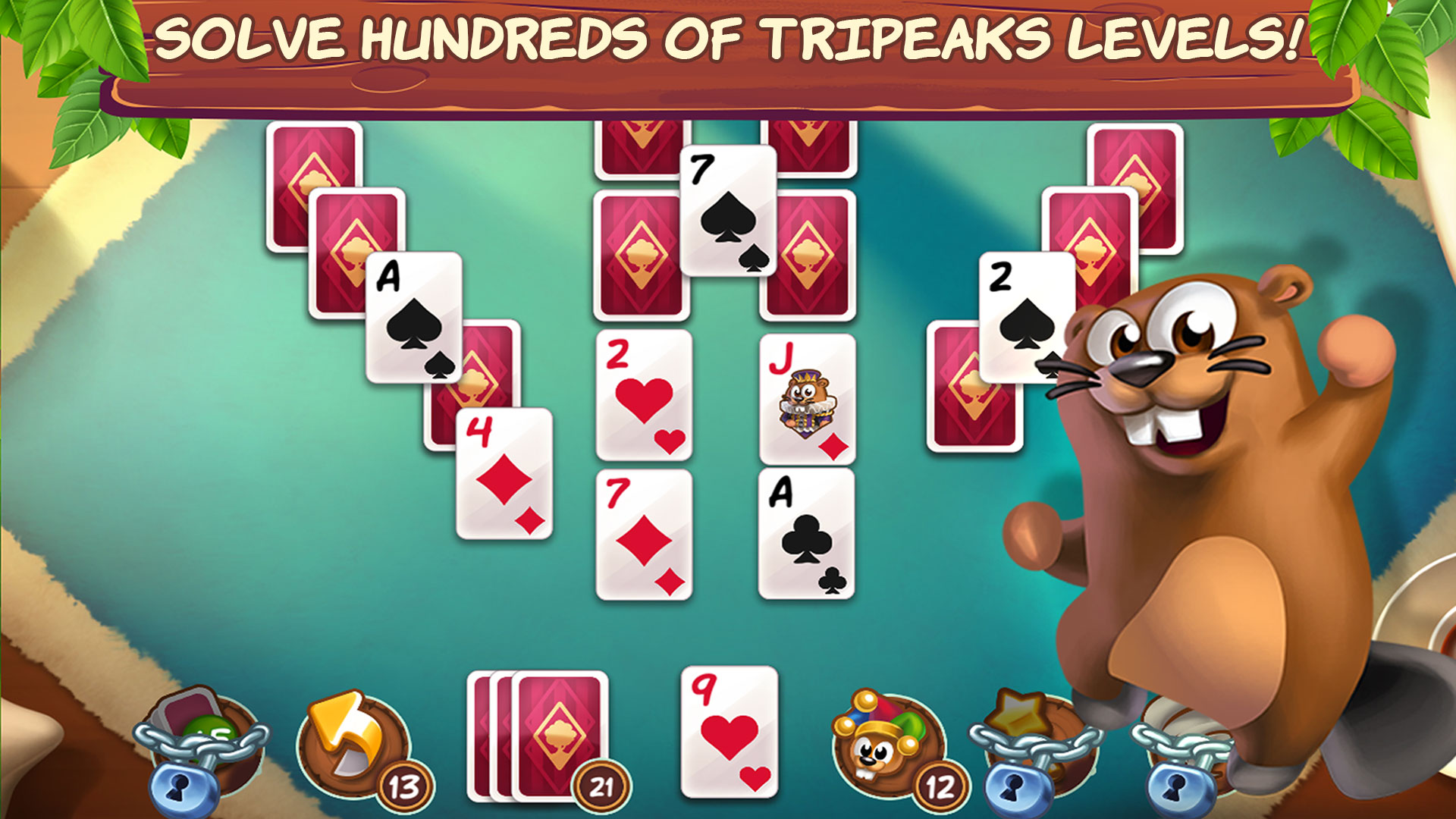 Treepeaks - A Tripeaks Solitaire Free Adventure - App on Amazon Appstore