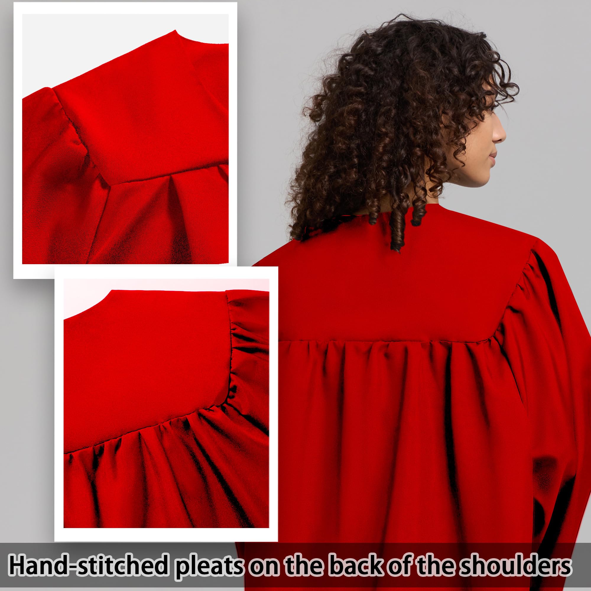 Snapklik.com : TngHui Unisex Matte Graduation Gown For High School ...