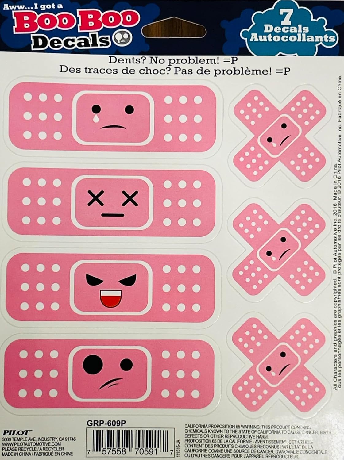 Amazon.com: Boo Boo Decals - Bandage Decals for Automobile, RV, Boat ...