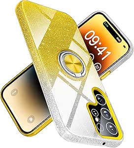 Amazon.com: JUNAUTTB for Samsung Galaxy S22 Ultra 5G Case with Ring Stand Magnetic Kickstand ...