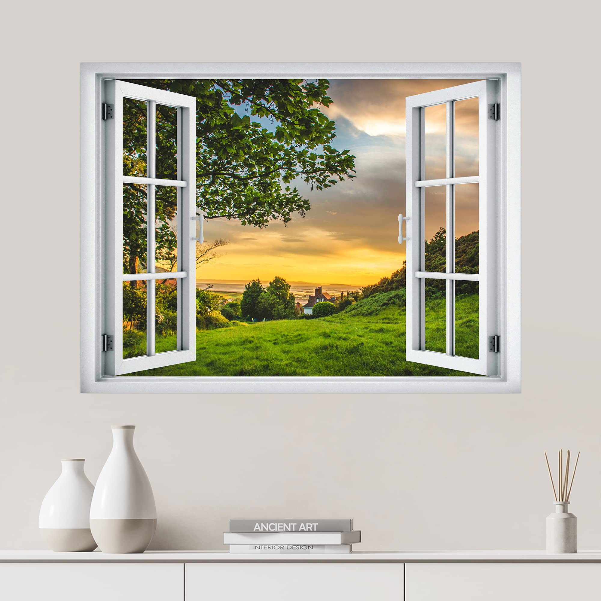 Amazon.com: SIGNWIN Removable Wall Sticker/Wall Mural Window View ...