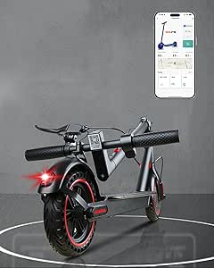 8,5 Zoll Elektroroller mit App-Funktion, Duales Bremssystem, Faltbarer ...