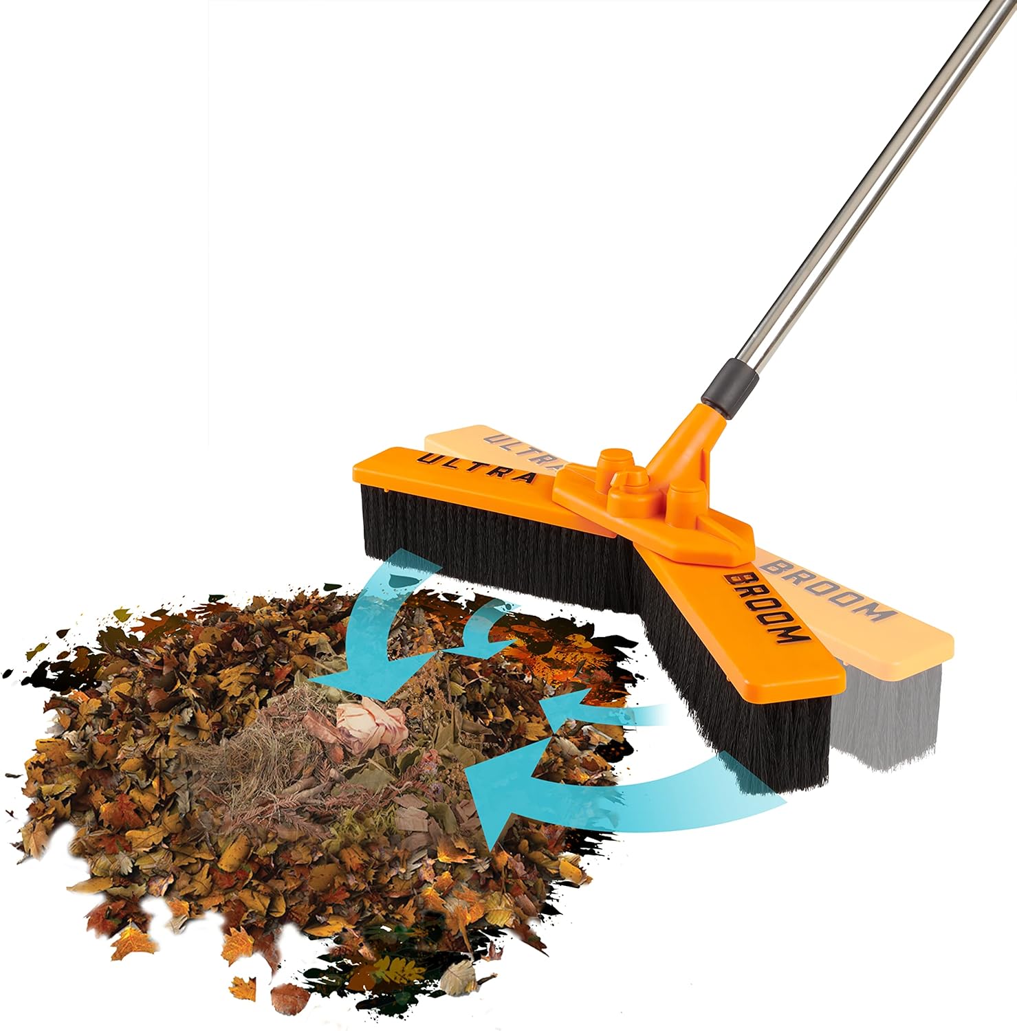 Amazon.com: UltraBroom Outdoor Push Broom Heavy Duty V Sweep Technology ...