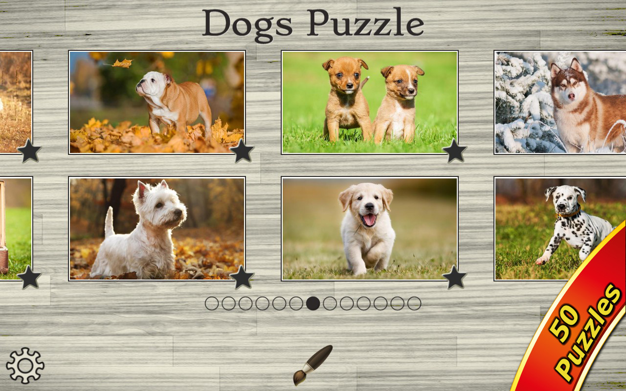 Dog Puzzles - Jigsaw Puzzle Game for Kids with Real Pictures of Cute ...