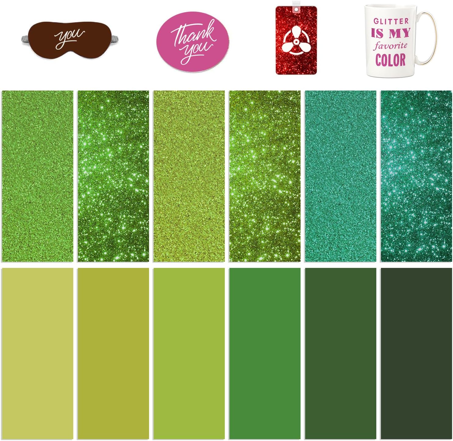 Amazon.com : Transfer Ink Sheets for Heat Press Machine, Solid Color ...