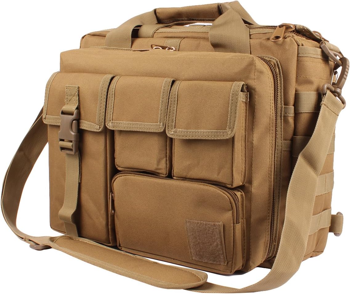 Amazon.com: GES Tactical Briefcase, 15.6" Men's Messenger Bag Military ...