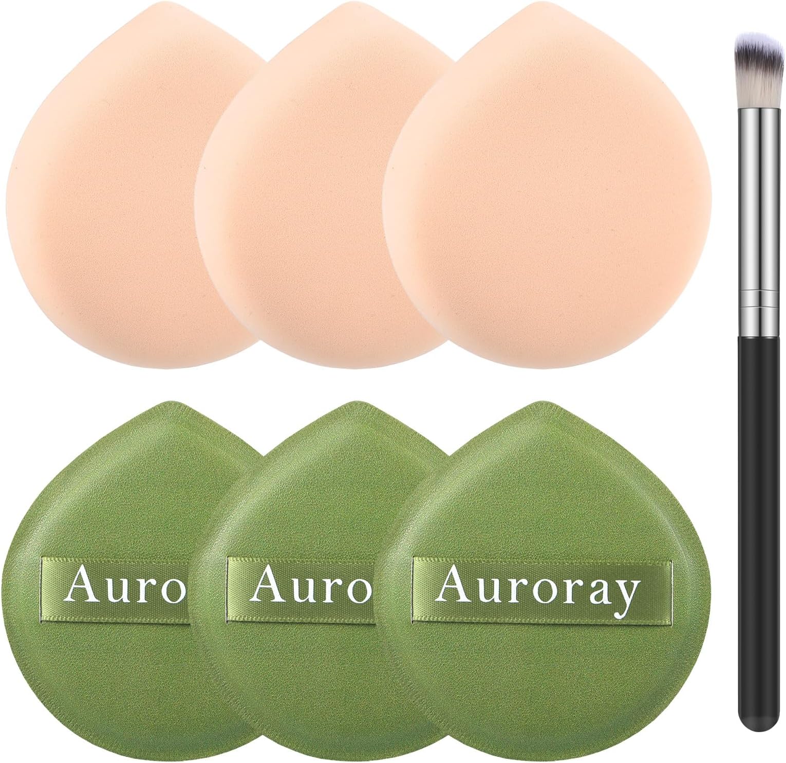 Amazon.com : 6Pcs Makeup Sponge Flat Puff Teardrop Beauty Sponge ...
