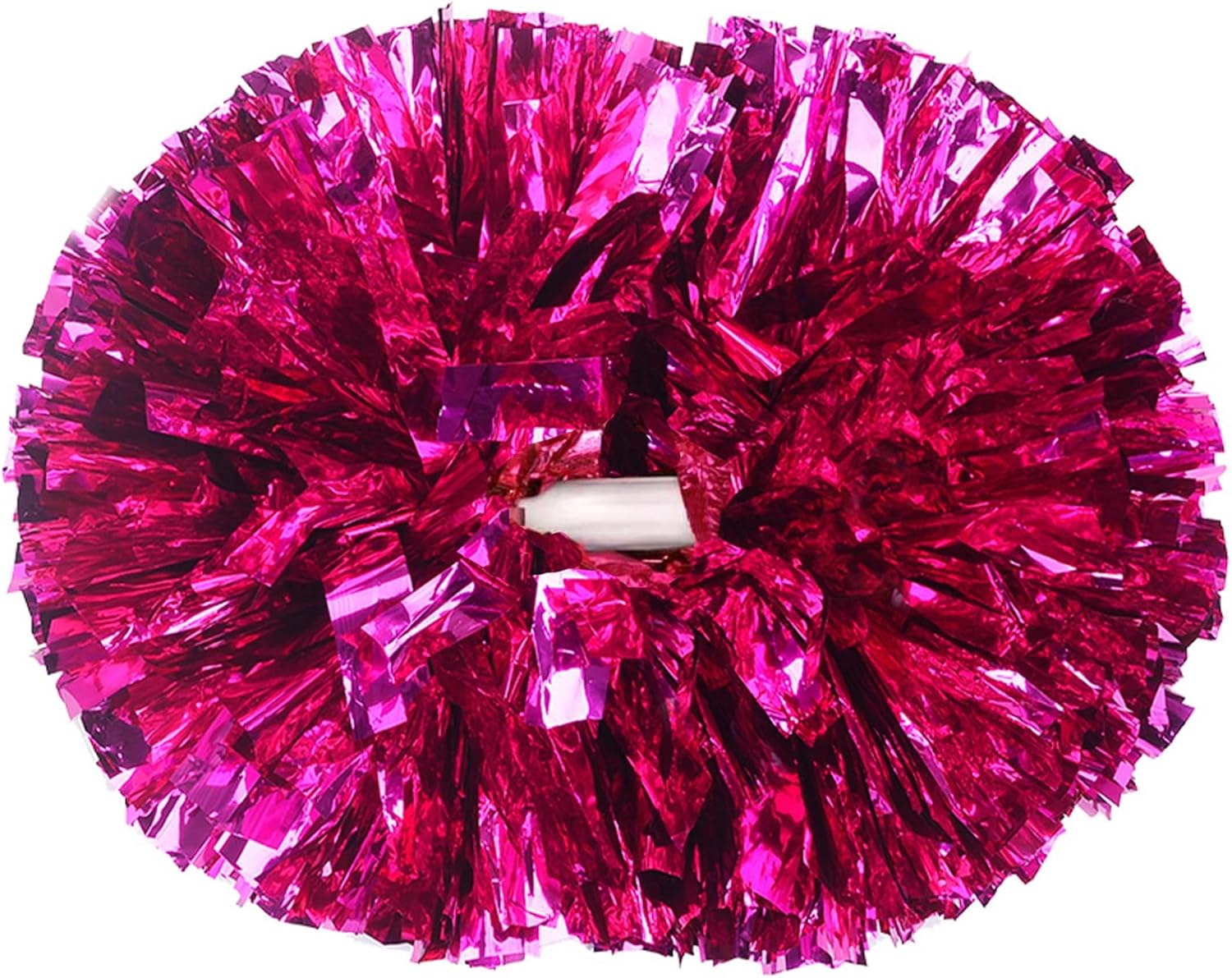 Amazon.com: 2 Pcs Cheerleading Pom Poms for Kids Adults, Metallic Matte Iridescent Cheering Poms ...