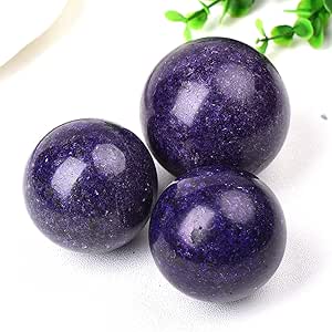 Amazon.com: 1PC Natural Stone Colorful Ball 200-400g Polished Globe ...