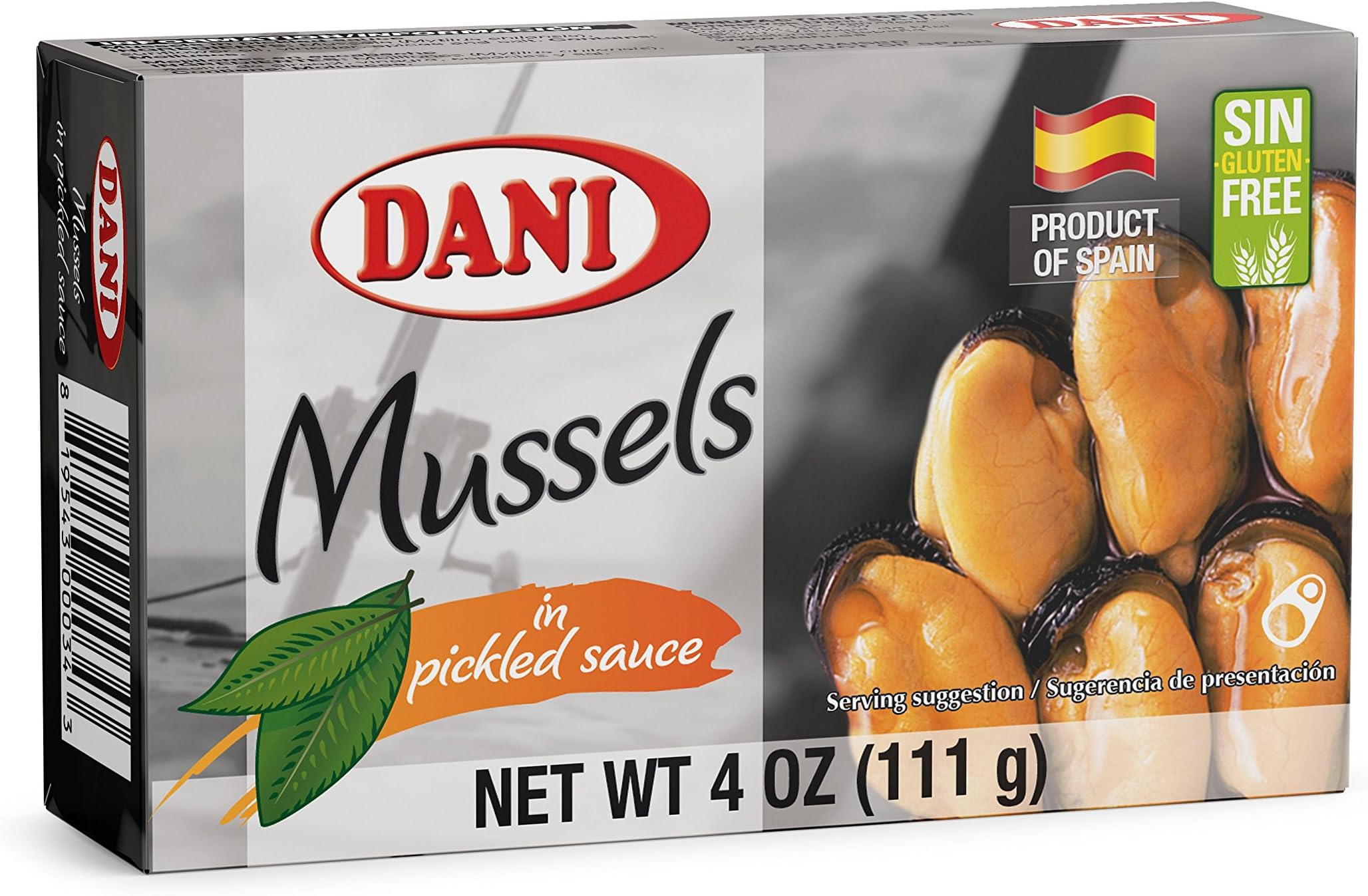 Amazon.com: Conservas de Cambados Mussels in Pickled Sauce 6/8, 111g ...
