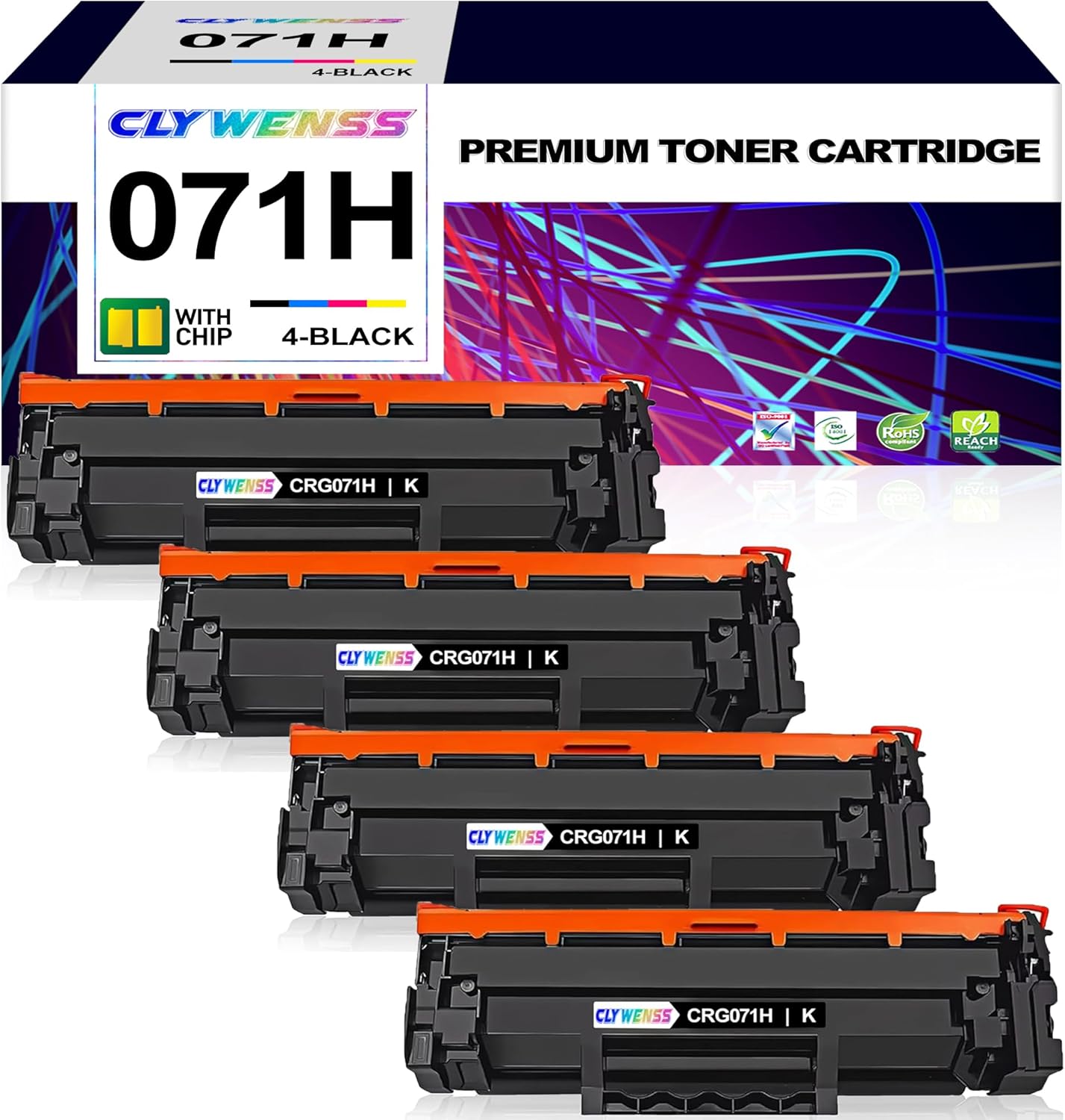 Amazon.com: CLYWENSS 071H 071 High Capacity Toner Cartridge Replacement ...