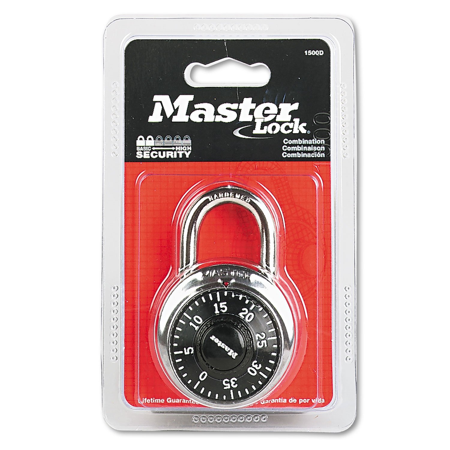 Master Lock 1500D Dial Combination Lock, 1-7/8-inch, Black : Amazon.in ...