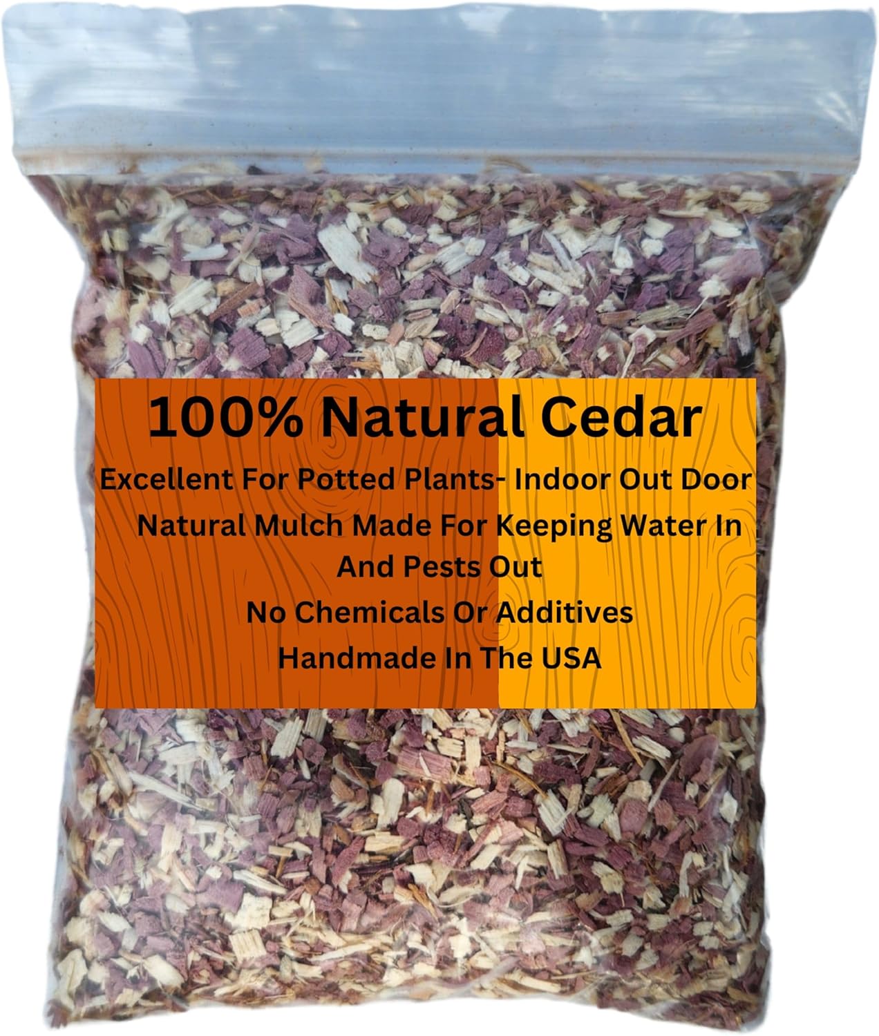 Amazon.com : 100% Natural Cedar Chips | Mulch | Great for Outdoors or ...